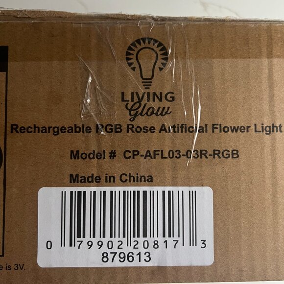 Living Glow | Accents | Living Glow Rechargeable Multi Color Rose Bush ...